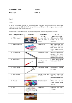 Basic HAND Stitches - BSED - Notes to help students - Even basting ...