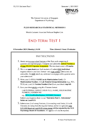 [L01] Scientific Research - PL2131 Lecture 1: Getting Started and Introduction Mike Cheung 17 ...