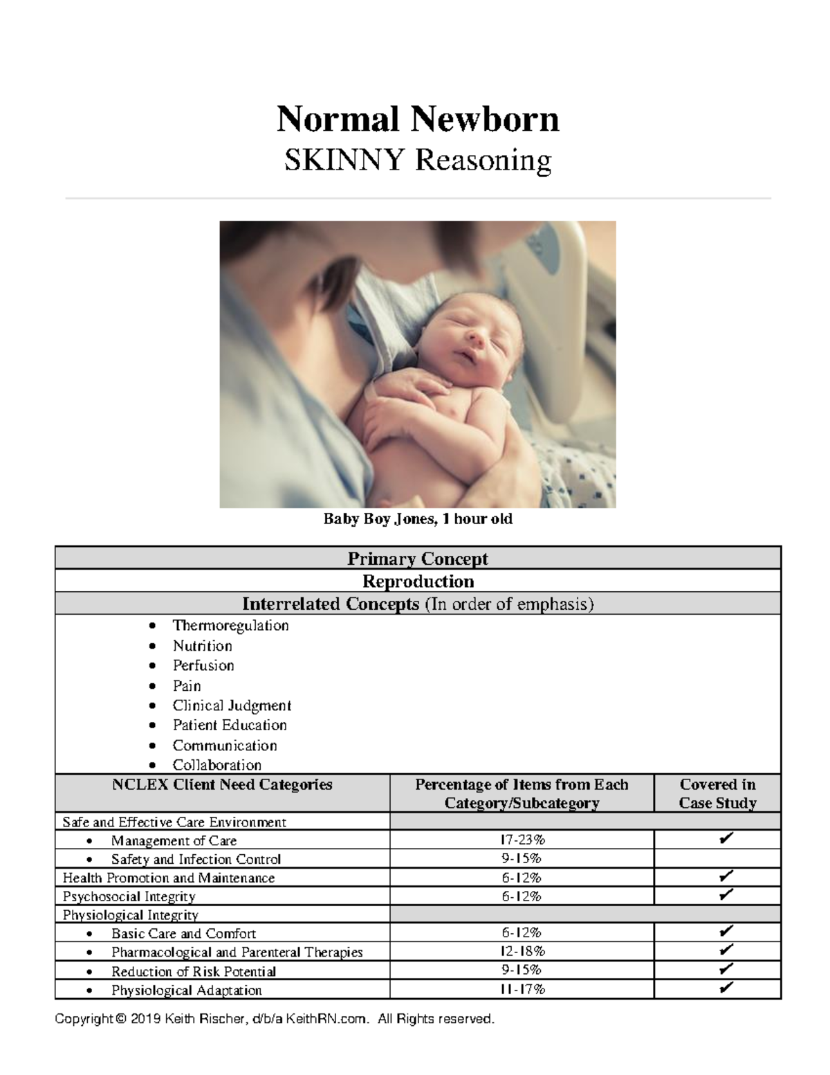 Anne Student-Normal Newborn- Skinny Reasoning - Normal Newborn SKINNY ...