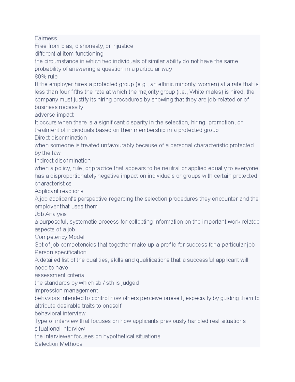 Fairness - vocab for exam - Fairness Free from bias, dishonesty, or ...