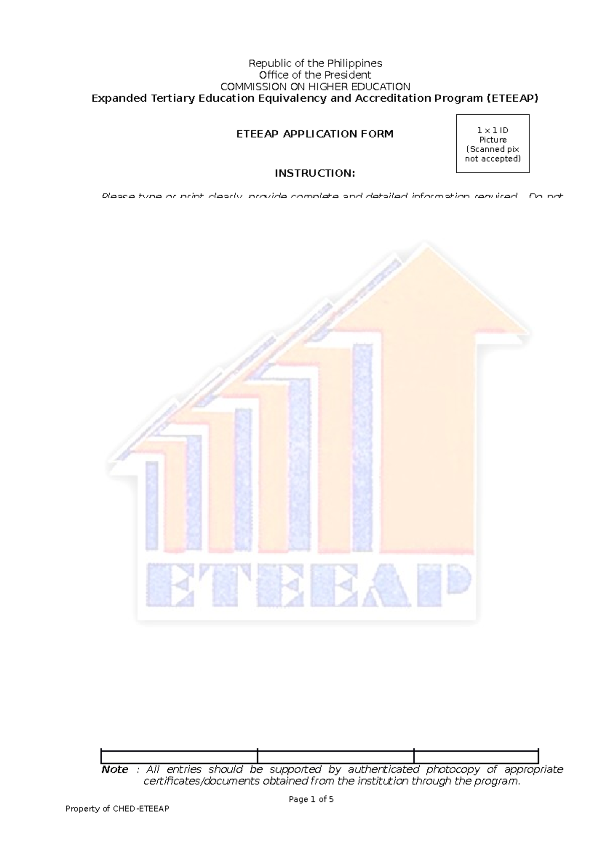 Eteeap-Application-Form - Republic of the Philippines Office of the ...