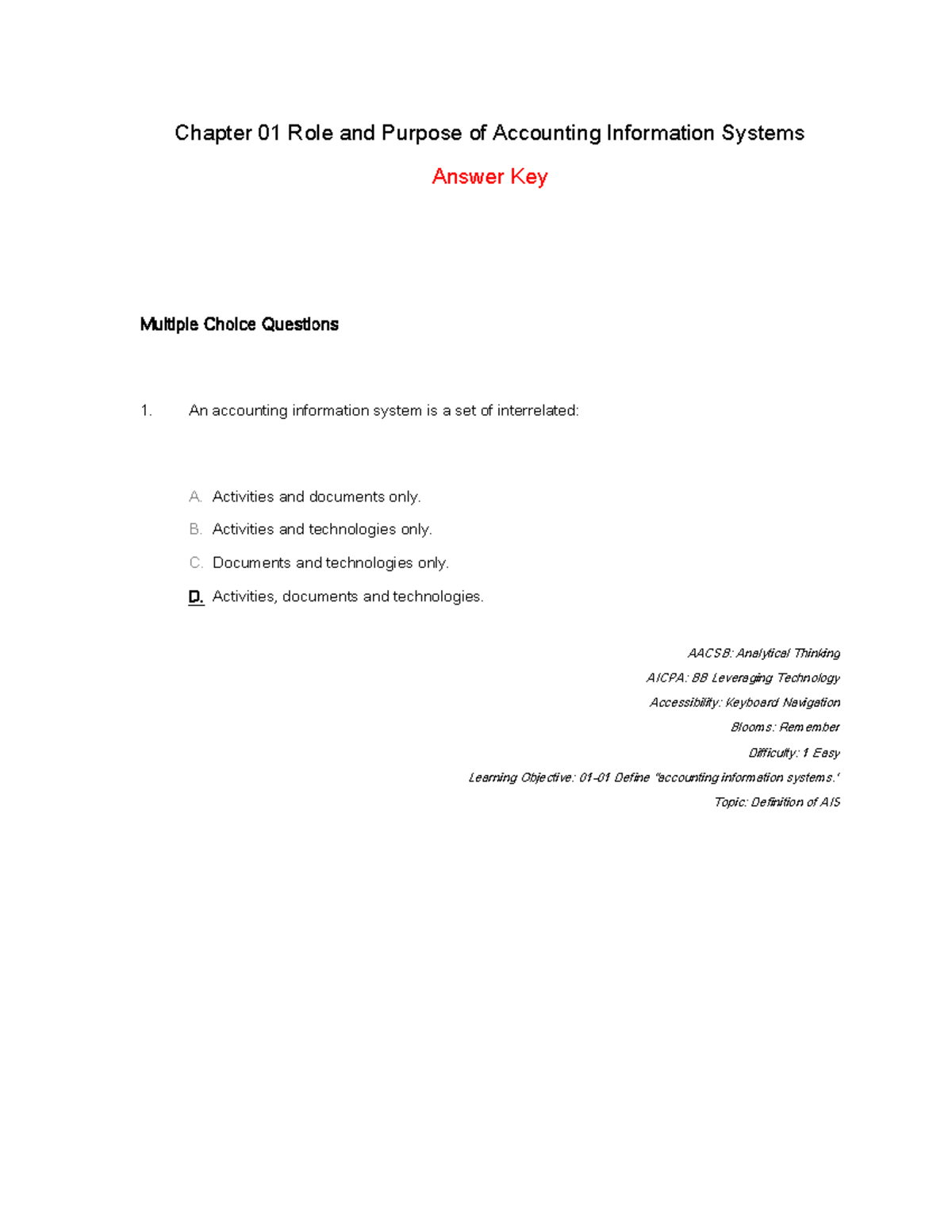 TBCh1 - chap 1 slide - Chapter 01 Role and Purpose of Accounting ...