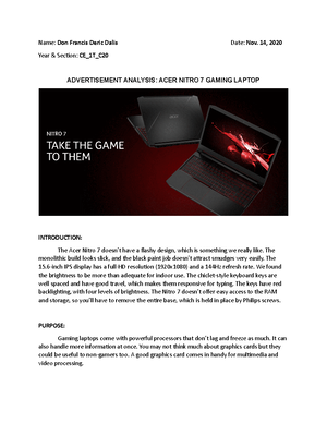 Activity 4Lesson 5 Dalis - Don Francis Deric Dalis September 15. CEA_ce ...