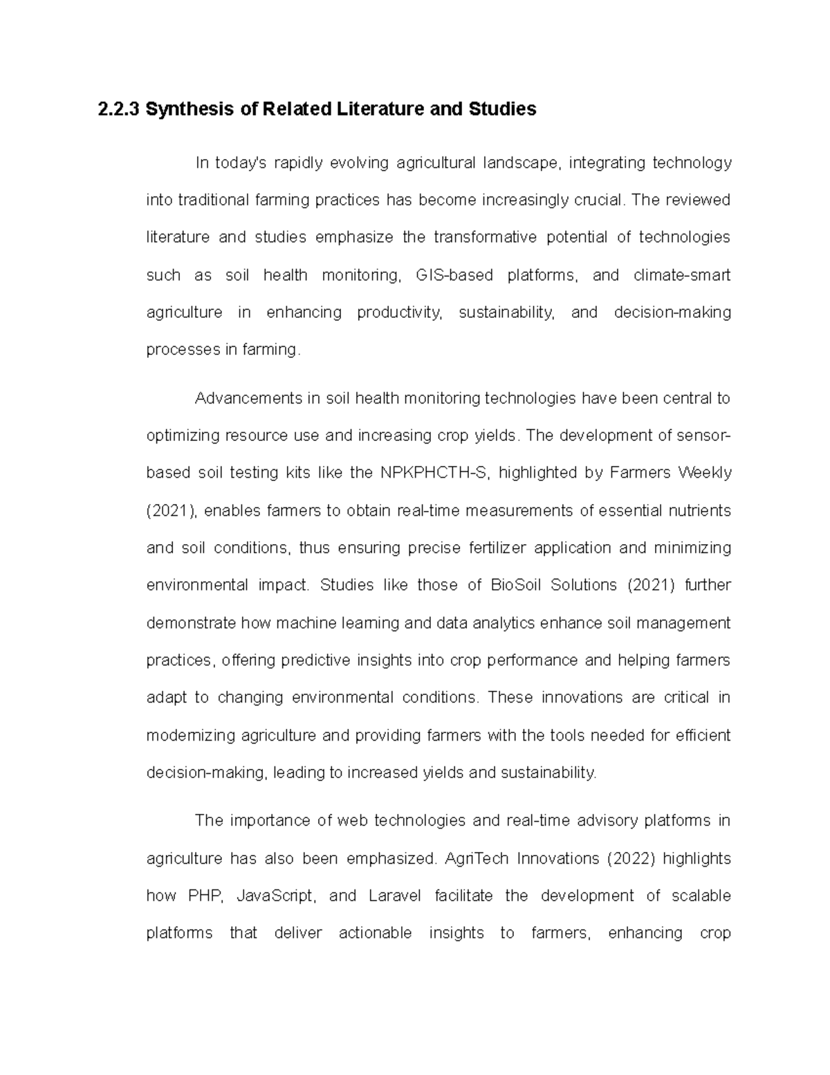 Synthesis - WADA - 2.2 Synthesis of Related Literature and Studies In ...