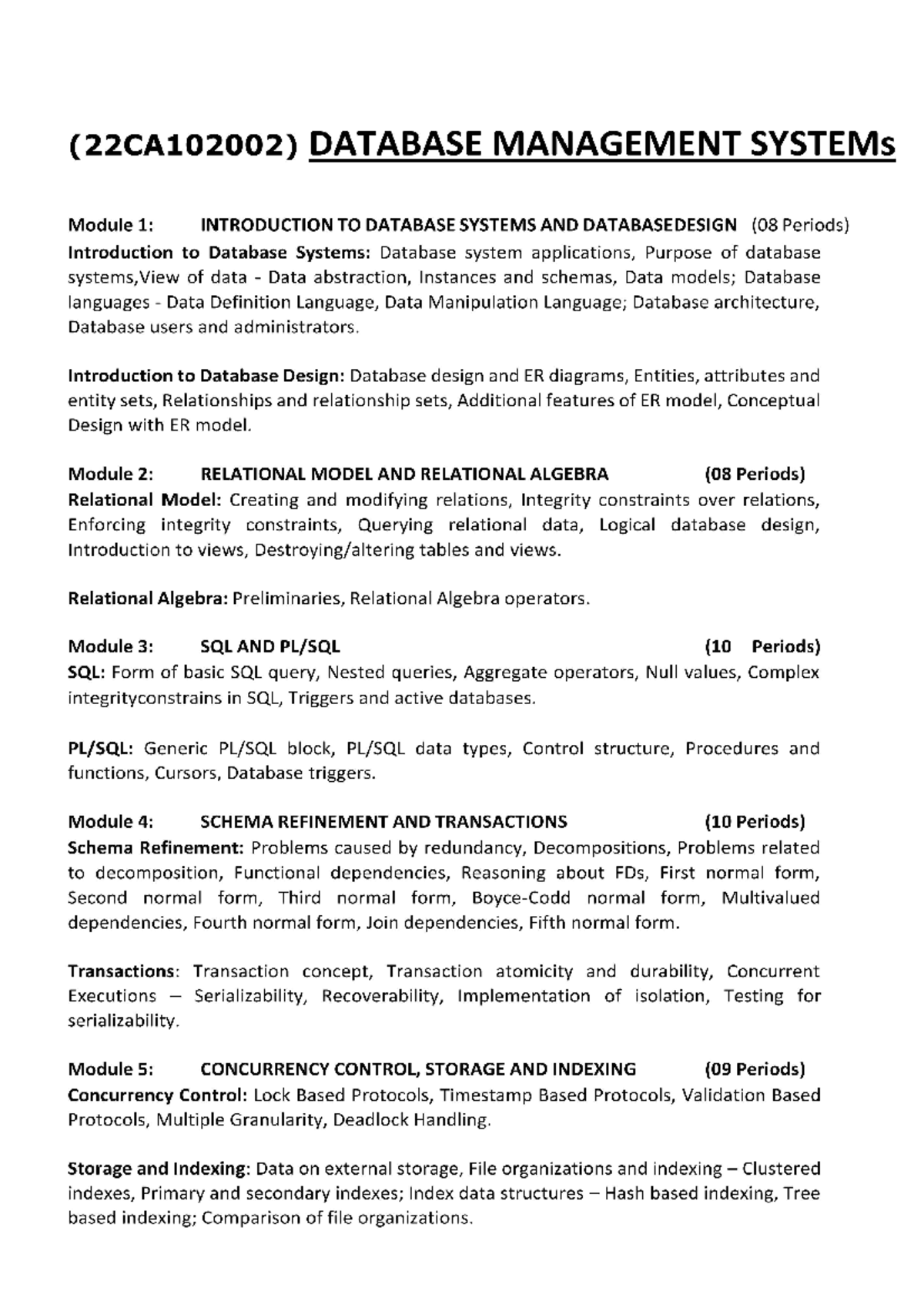 DBMS-UNIT 1 - dats base management - Commerce - Studocu