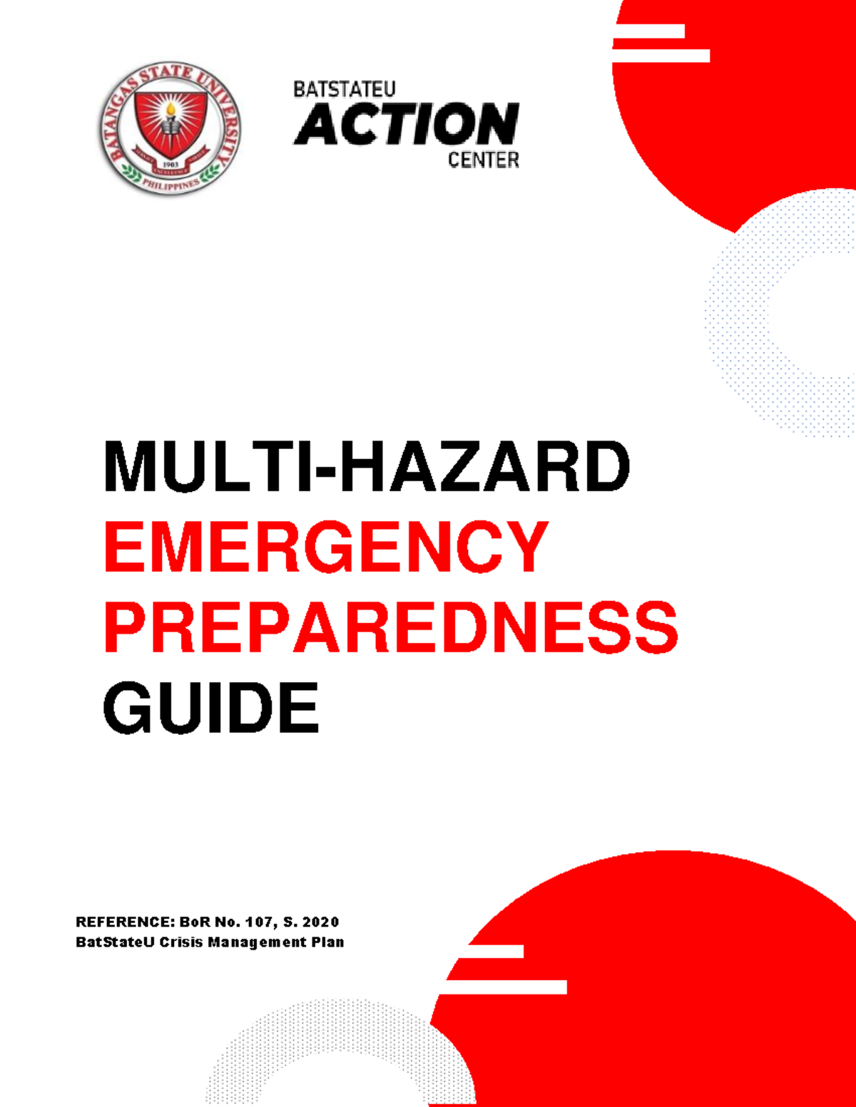 Multi Hazard Emergency Preparedness Guide - MULTI-HAZARD EMERGENCY ...