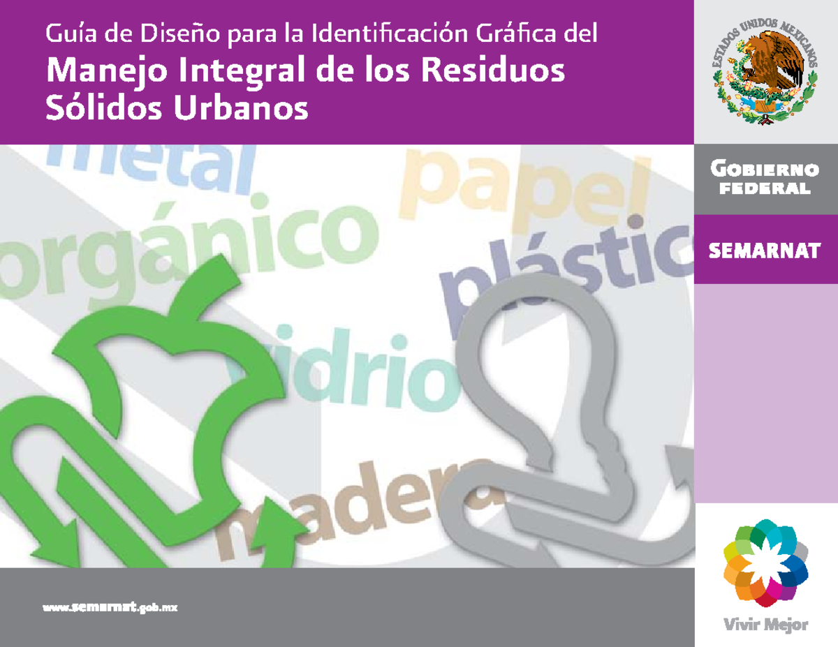 Guía de Identificación para RSU y RME Semarnat - Guía de Diseño para la Identificación Gráfica ...