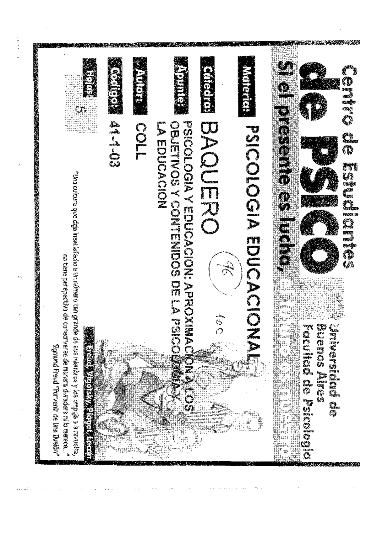 Psicologia y educacion- Cesar Coll-1999- Unidad 4 - Psicología ...