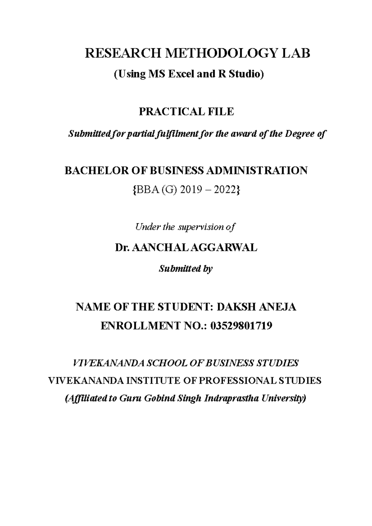 ism bba 4th sem - BBA - IPU - Studocu