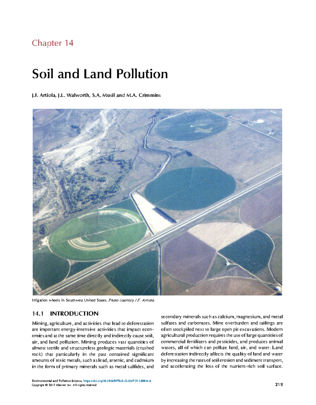 Soil and Land Pollution Environmental and Pollution Science - Chapter ...