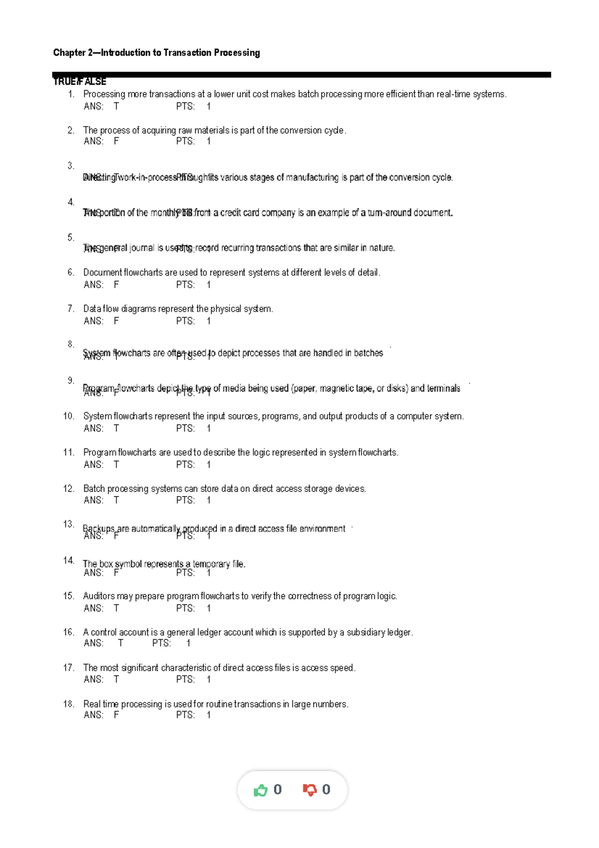 Accounting-information-systems-chapter-2-testbank compress - Chapter 2 ...