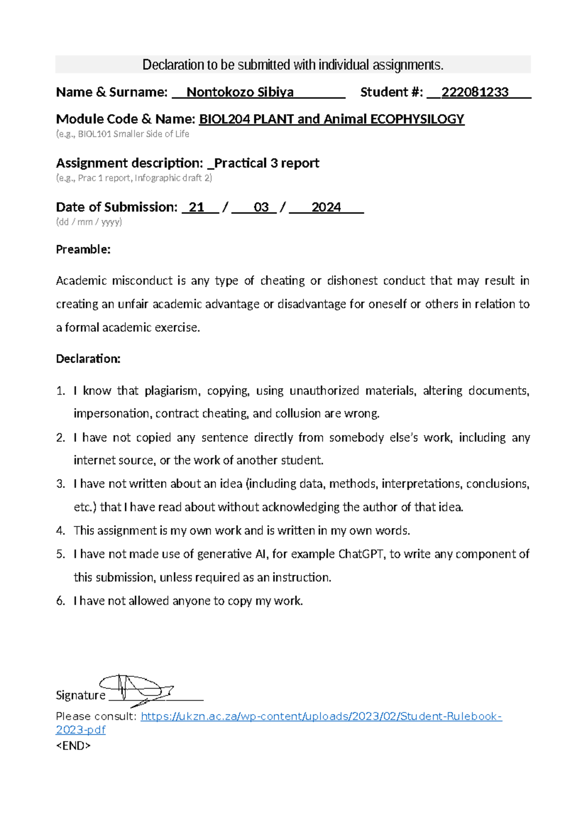 Declaration for submissions May2023 - Declaration to be submitted with ...