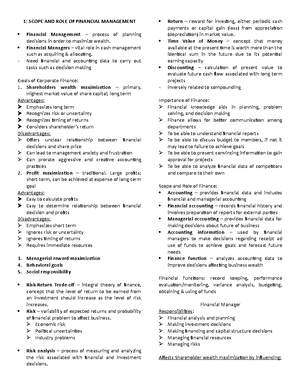 Fin Mar Chapter 7- exercises - E7 - 1. True or False Fundamentally, equity represents ownership ...