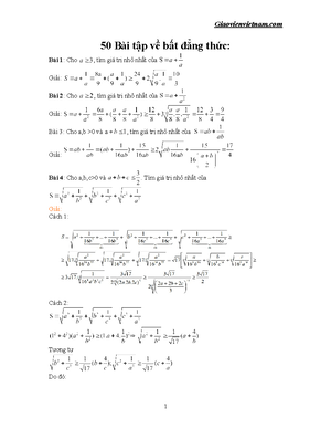 Cac dang bai tap ham so y ax2 a khac 0 phuong trinh bac hai mot an - Chương 4 Hàm số y = ax 2 ...