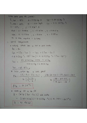 Heat Transfer - Assignment 9 - NVSU - Studocu