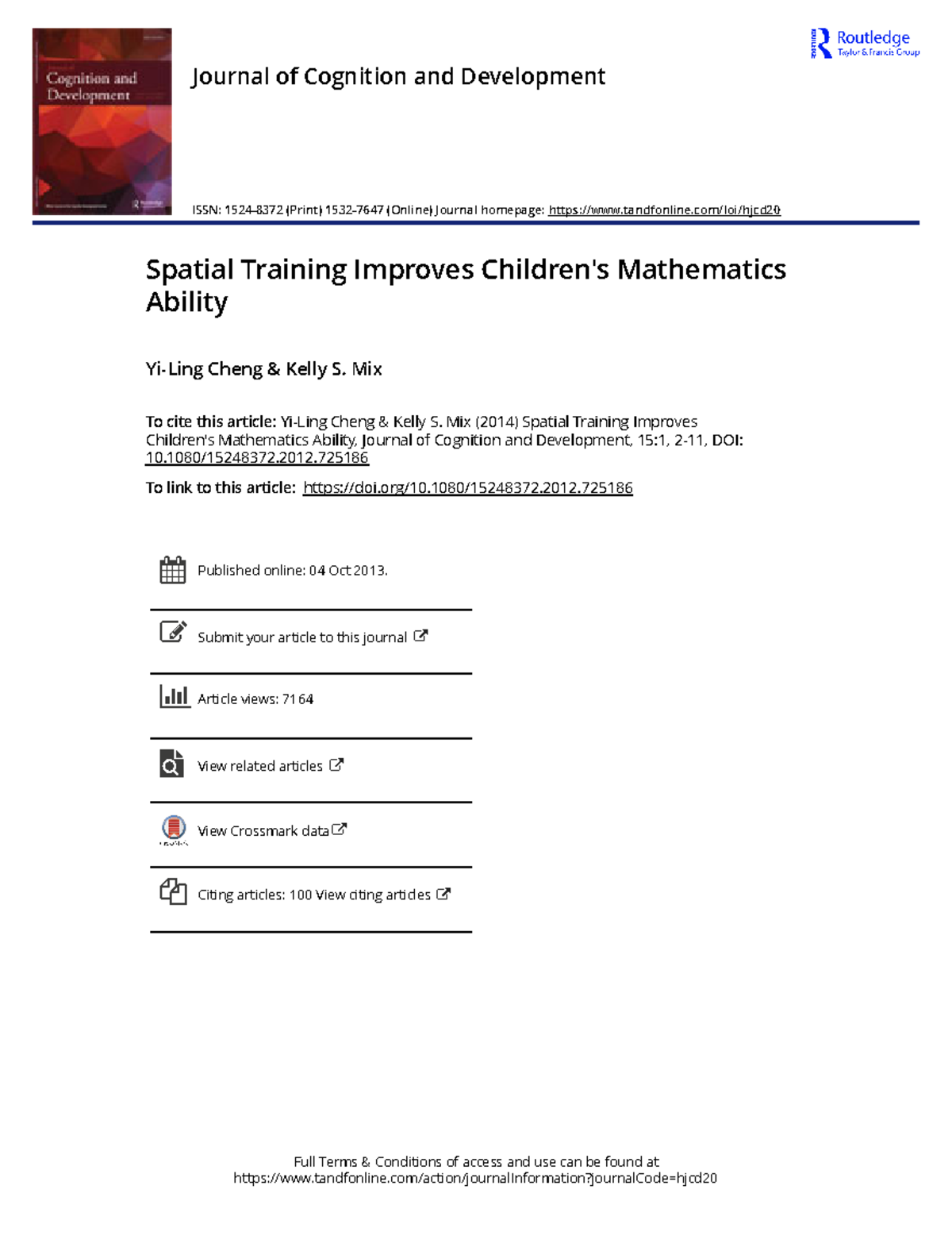 Spatial Training Improves Children s Mathematics A 230220 104212 - Full ...