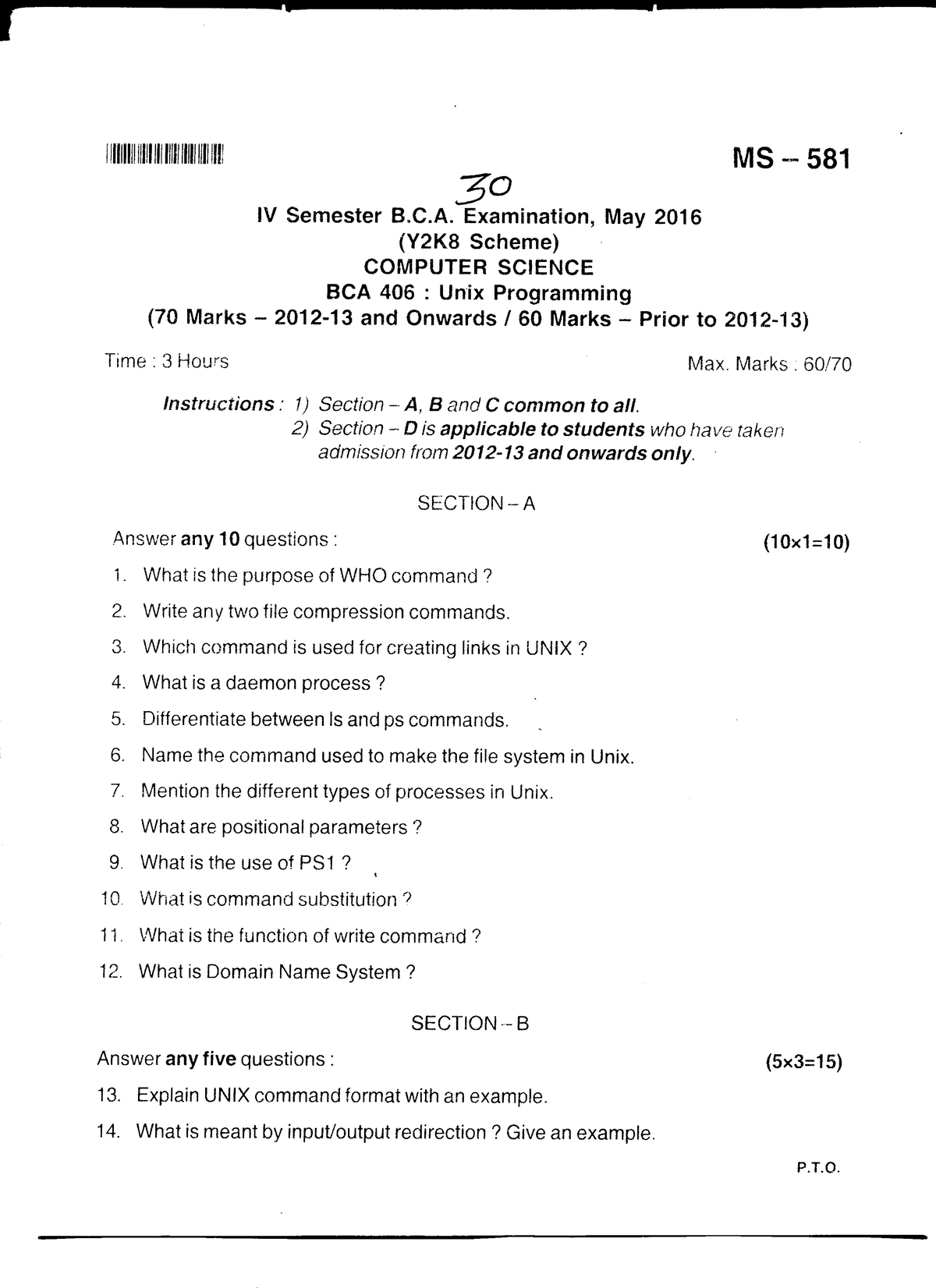 30 Unix Programming Y2K8 Scheme - lillllllllllllllllllllllllllllllﬂl MS ...