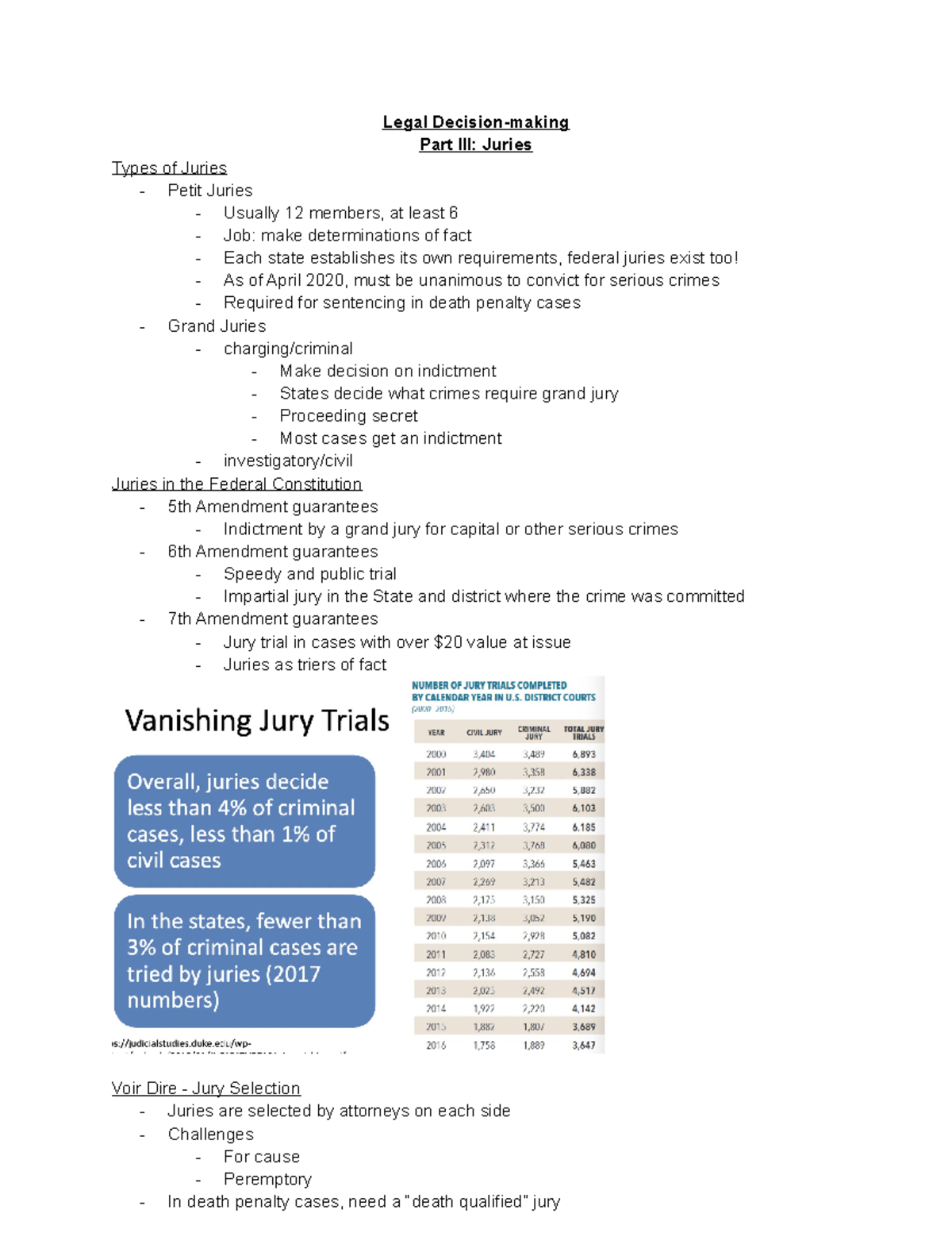 Legal Decision Making III - Intro to Legal Studies - Legal Decision ...
