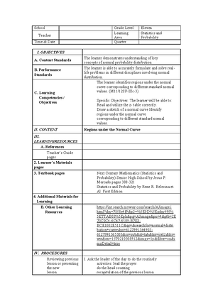 Performance Task Statistics - Suppose Mr. JC is a college professor ...