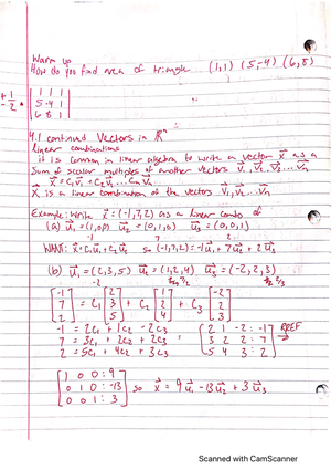 HW#6 - Homework - Math 256—Linear Algebra HW#6 Name