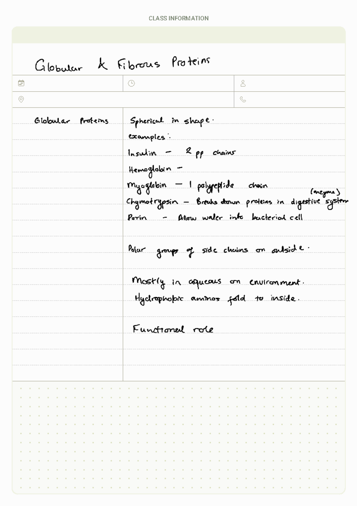 Globular and Fibrous Proteins 230511 215509 - Introduction to ...