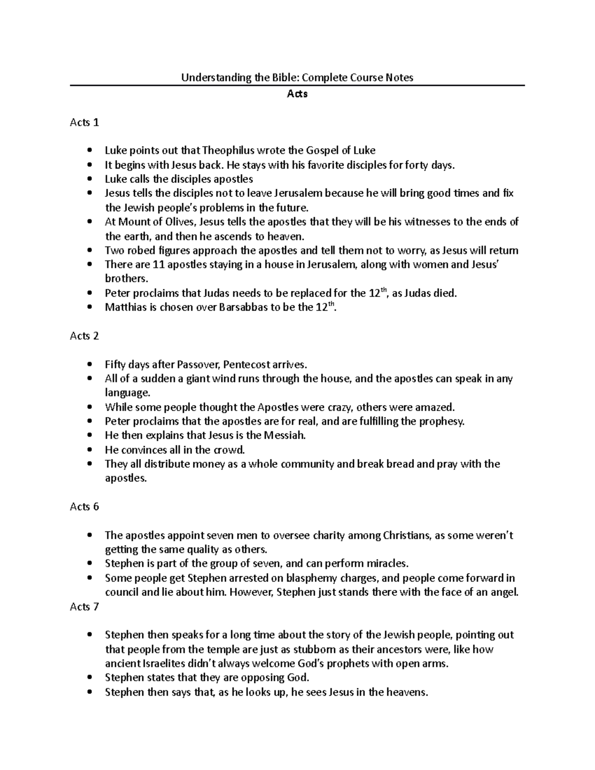 Understanding the Bible Notes - Understanding the Bible: Complete ...