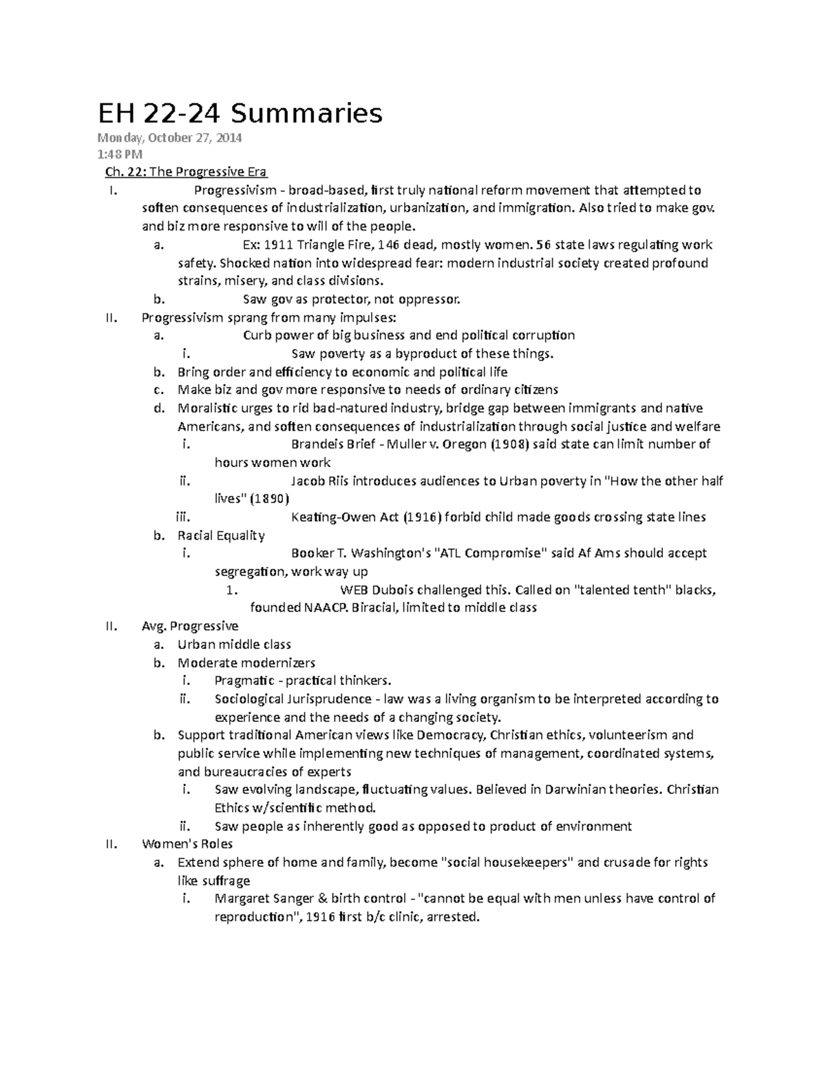 Summary Experience History, Volume 2: Since 1865 - summaries of ...