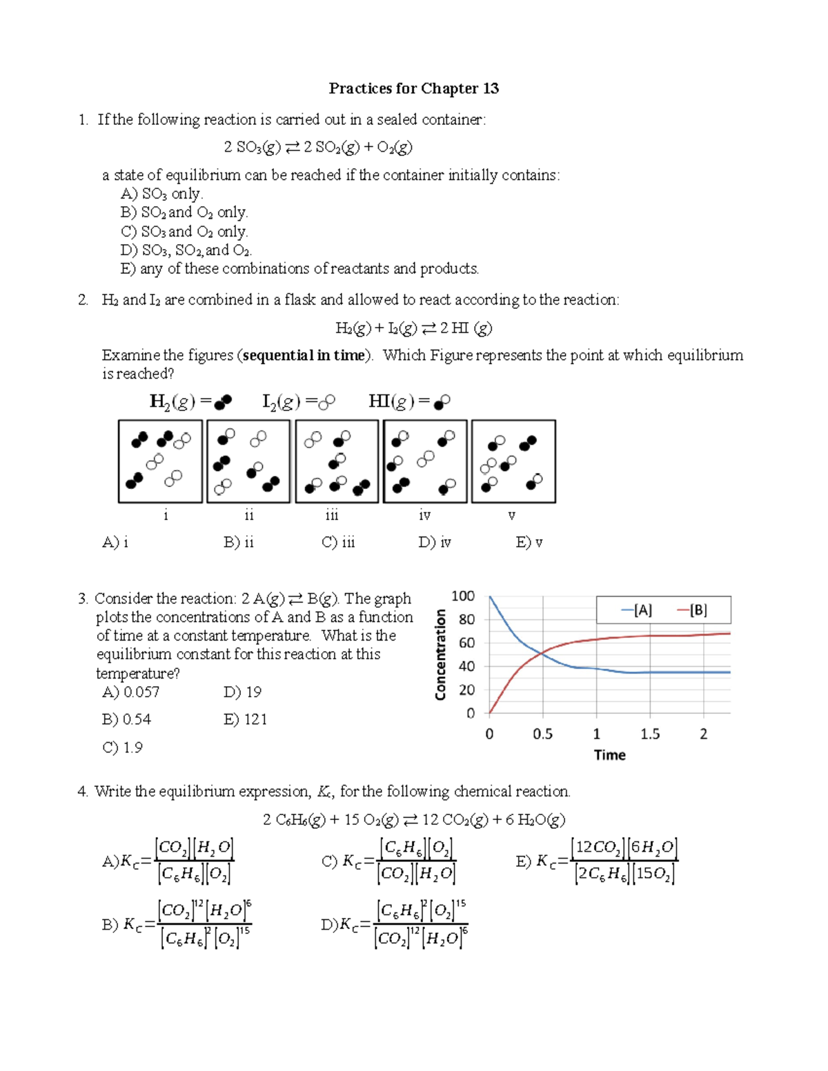 Worked Practices for Chapter 13 - Practices for Chapter 13 If the ...
