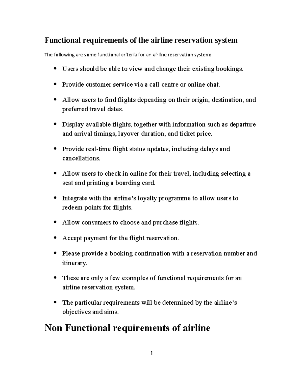 Fuc non fun - project - Functional requirements of the airline ...