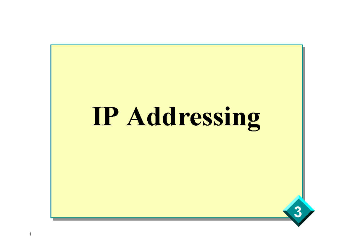 03 Dir IP 3 - Direccionamiento ipv3 - 3 IP Addressing What Is an IP ...