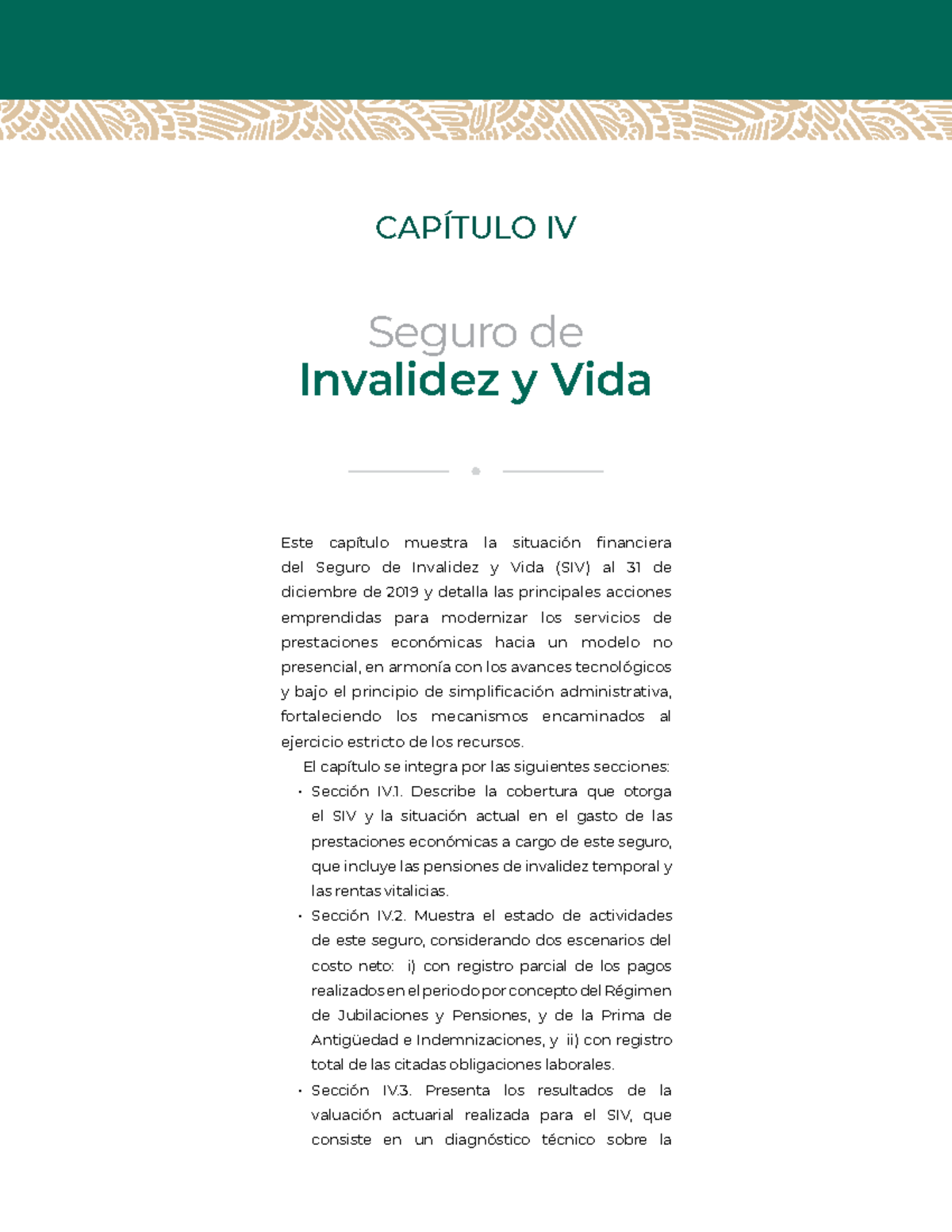 08-Cap04 - Ingeniería industrial - Seguro de Invalidez y Vida CAPÍTULO IV Este capítulo muestra ...
