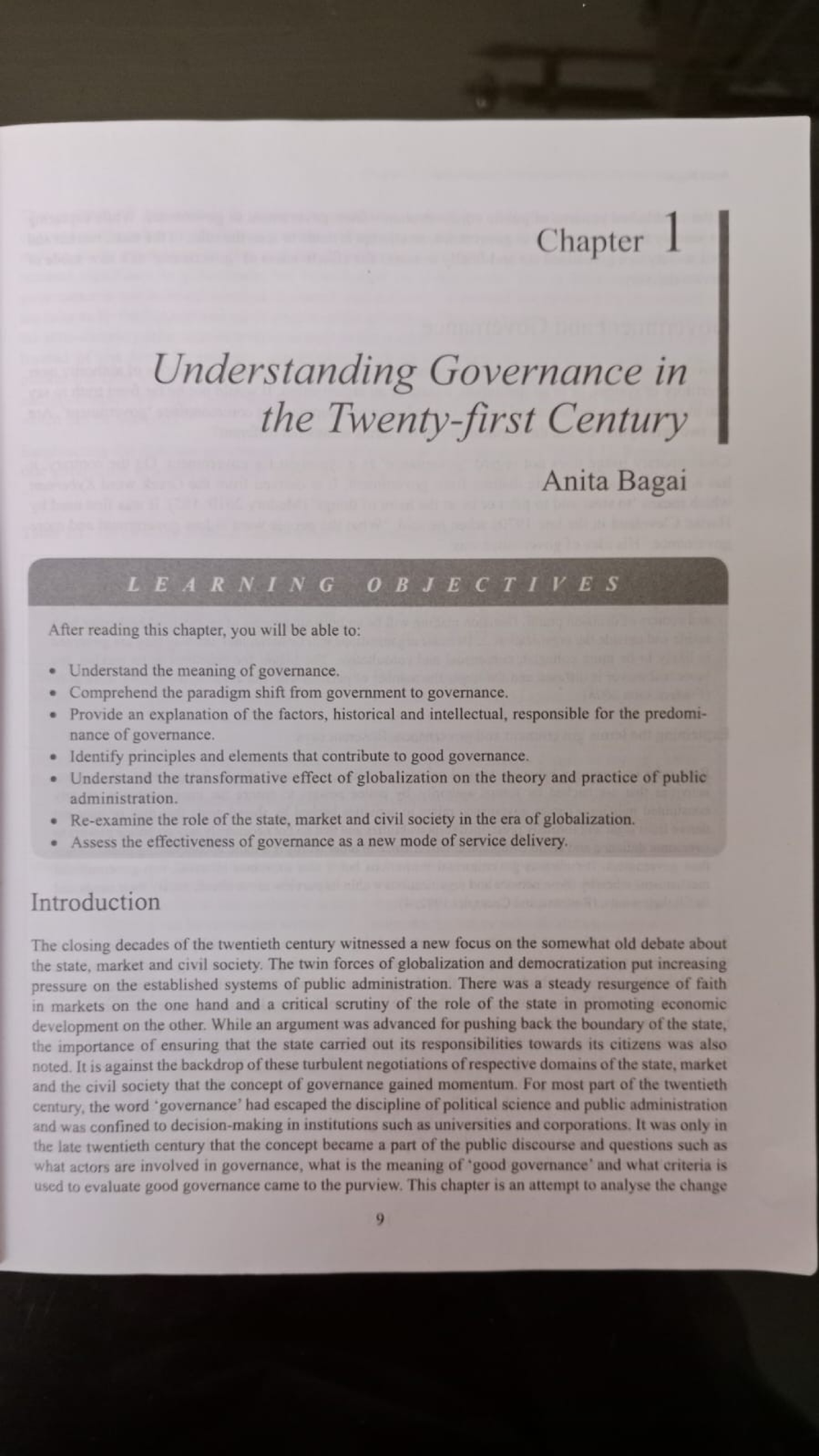 GIC Understanding governance article by Anita mam - Governance issues ...