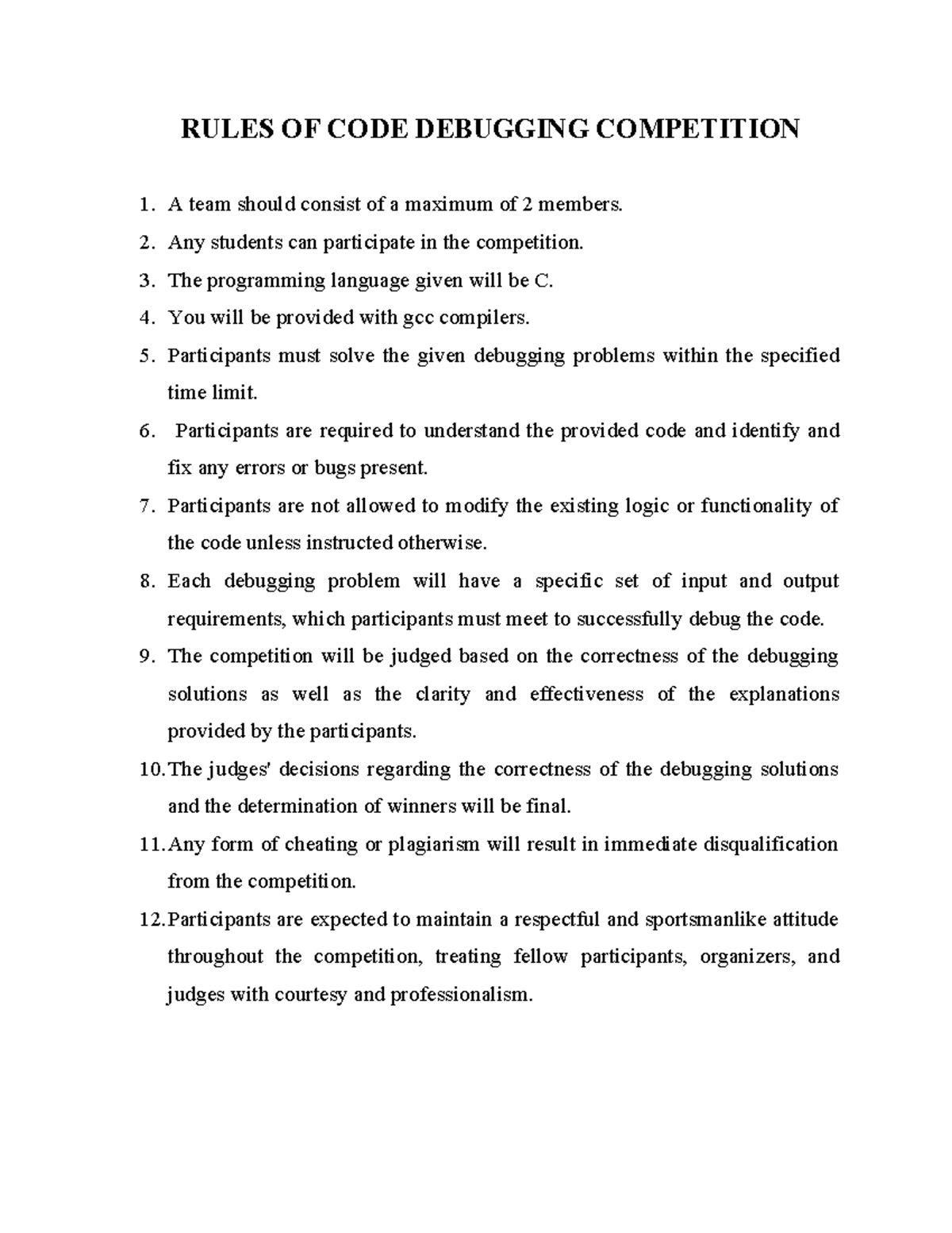 DOC-20231109-WA0004 - fdxd hgh hghgv - RULES OF CODE DEBUGGING ...