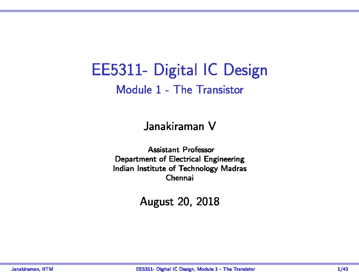 Digital IC design - 1 - Helpful for students - Discrete Mathematics ...