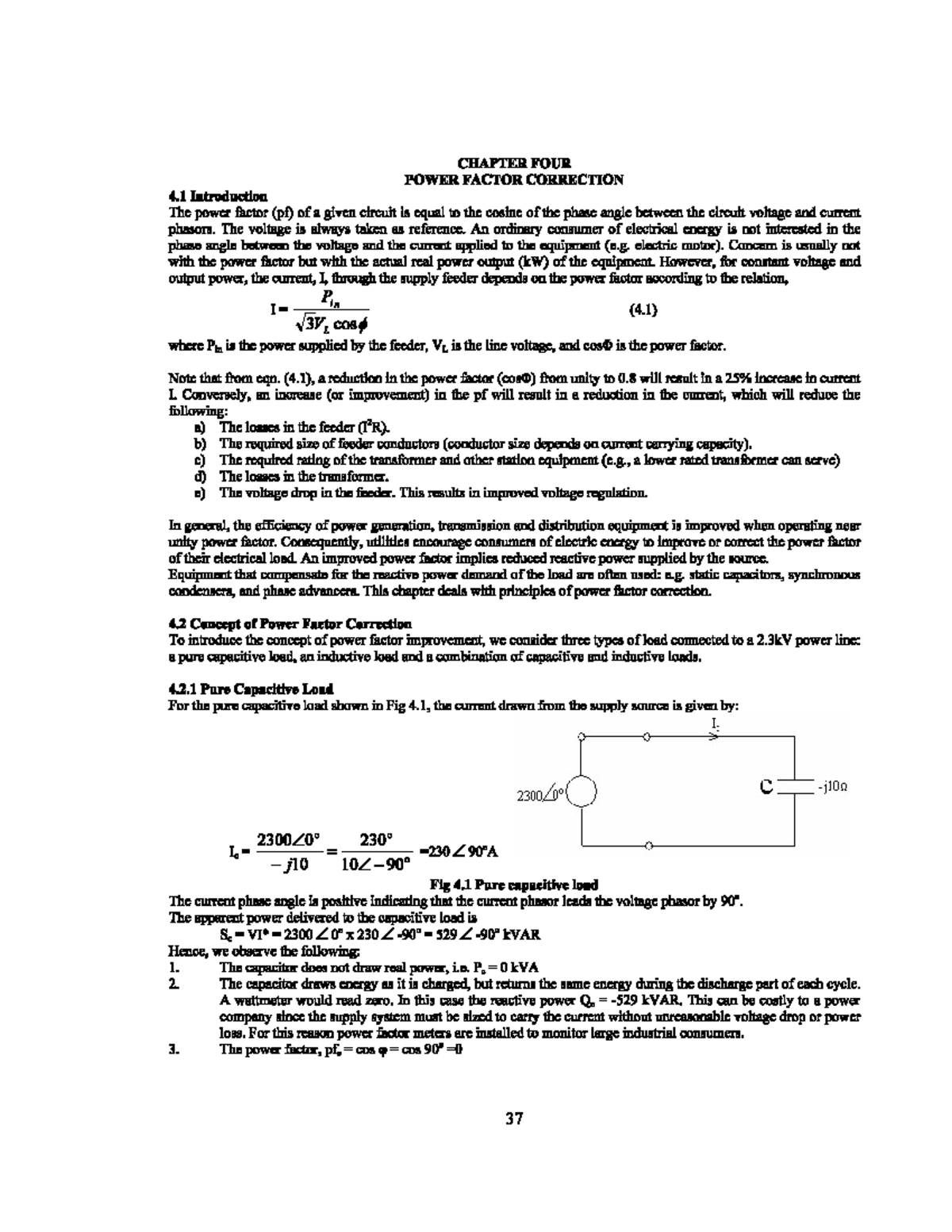 5. Power Factor Correction - electrical electronic engineering - Studocu