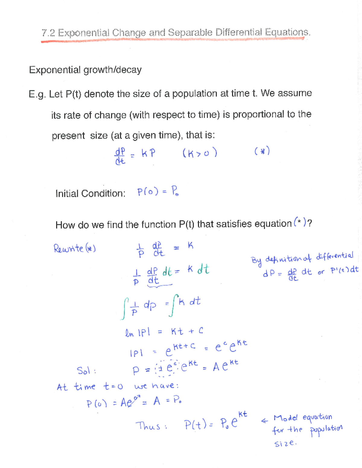 Lecture notes, lecture Chapter 7.2 - MATH 165 - Studocu
