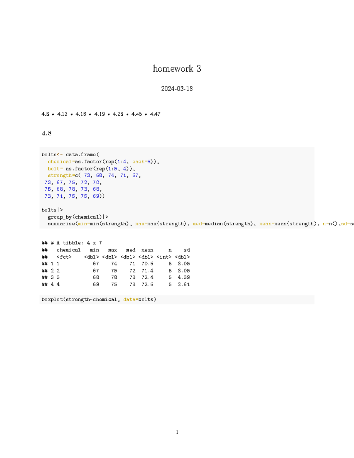 Hw3 - hw 3 - homework 3 2024-03- 4 • 4 • 4 • 4 • 4 • 4 • 4. 4. bolts