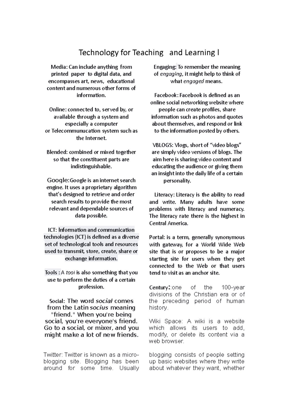 Document 1 - qwert - Technology for Teaching and Learning l Media: Can ...