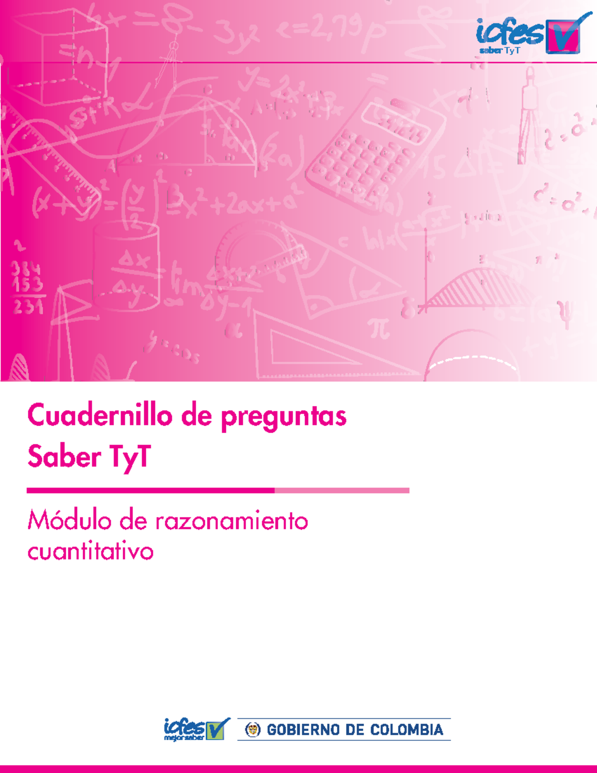 Cuadernillo de preguntas razonamiento cuantitativo tyt - Módulo de ...