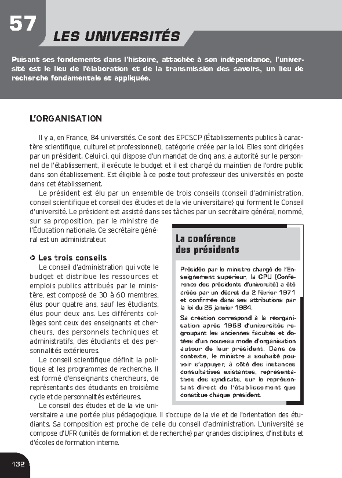 Les-universites - Les-universites - L’ORGANISATION Il y a, en France ...
