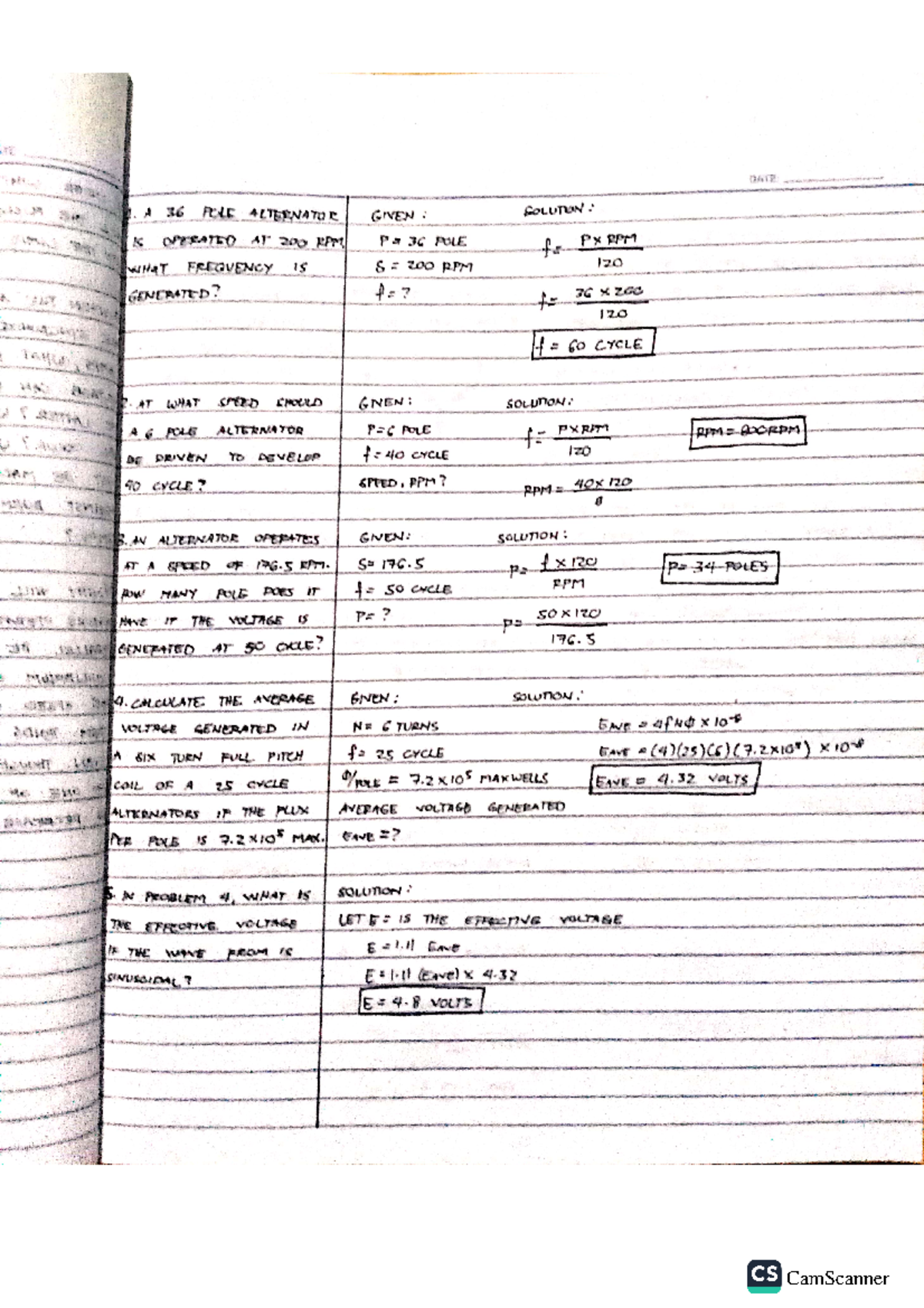 Machine - Notes - Bachelor of Science in Electrical Engineering - NVSU ...