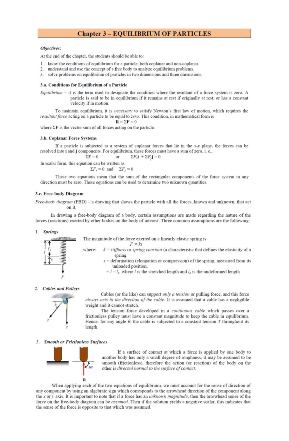 Module 4 ( Equilibrium OF Particles) - Statistics - Studocu
