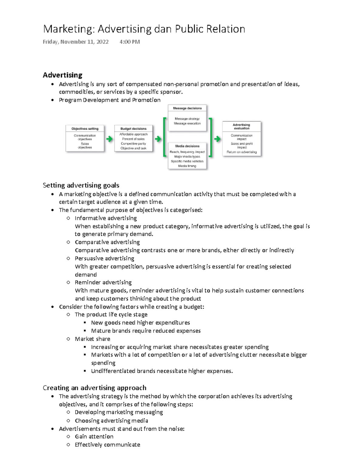 MKT401- Advertising AND Public Relation - Advertising Advertising is ...