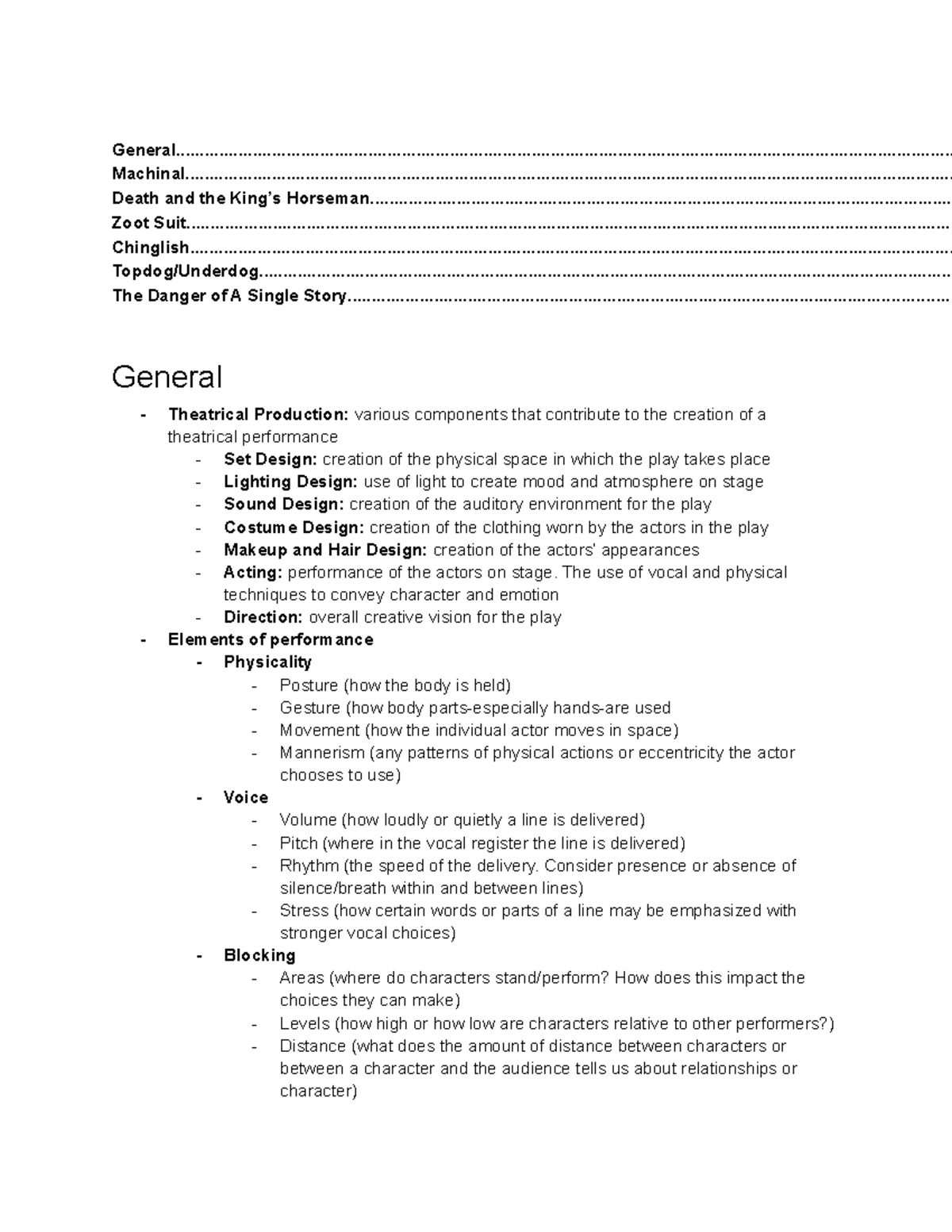 Final Review Guide - - Studocu