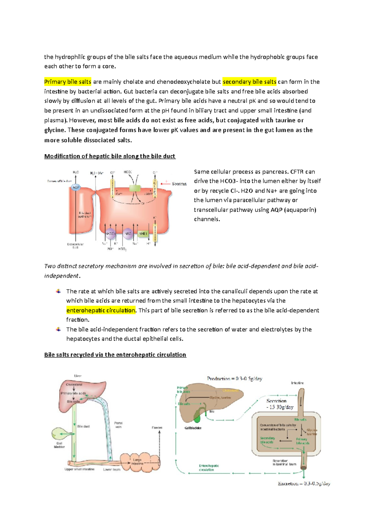 Bile salts - GI tract - the hydrophilic groups of the bile salts face ...