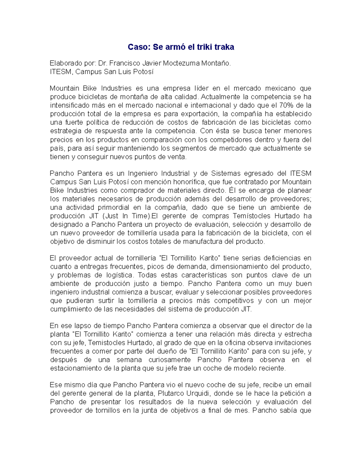 Caso Triki Traka w - JBansksmqbvsNlMiwb wkw - Caso: Se armó el triki ...