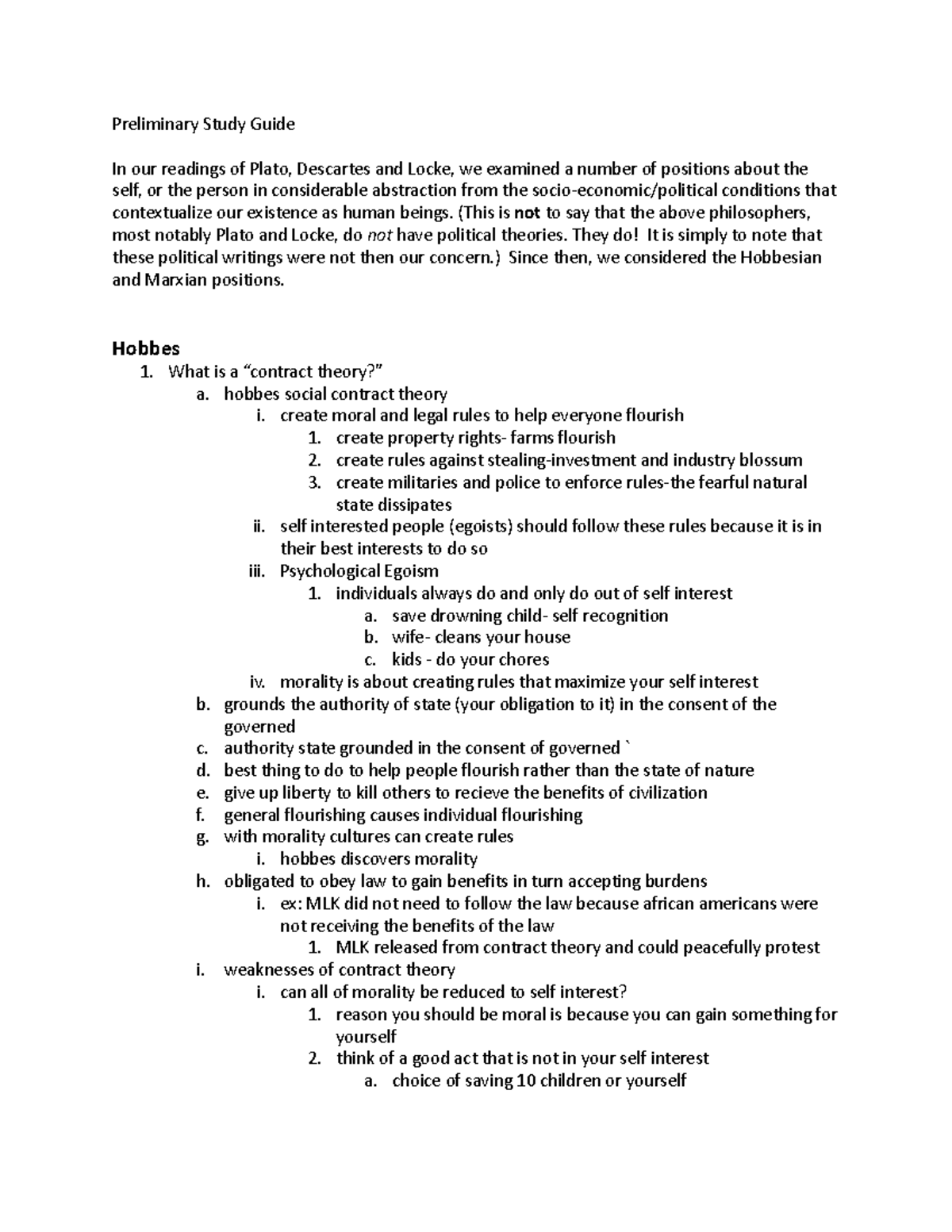Morality and Justice Class Notes - Preliminary Study Guide In our ...