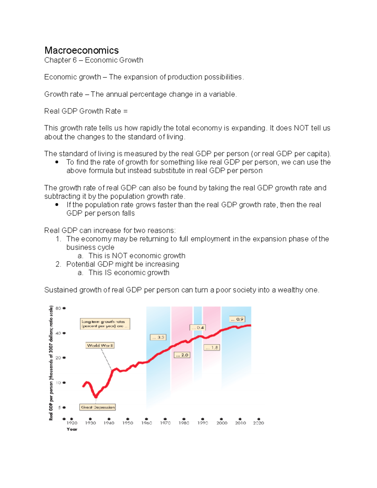 Chapter 06 (Economic Growth) - Macroeconomics Chapter 6 – Economic ...