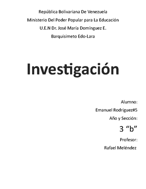 Historia DE Turmero - REPUBLICA BOLIVARIANA DE VENEZUELA MINISTERIO DEL ...