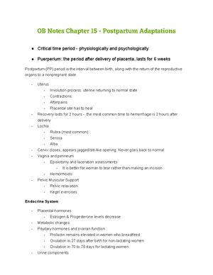 OB Notes Fetal Monitoring - OB Notes Fetal Monitoring Factors ...